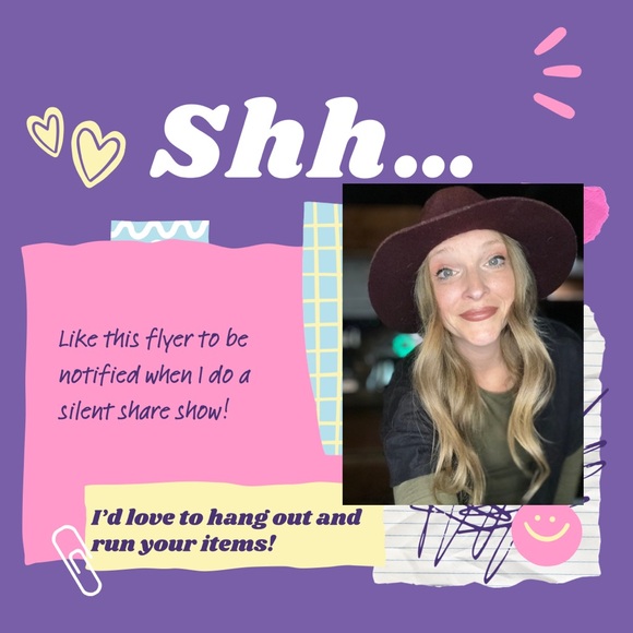 Accessories | Shhh Silent Share Show Flyer | Poshmark